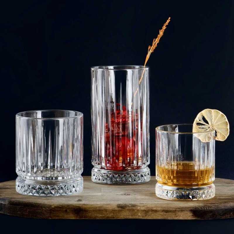 Set 4 pahare long drink Pasabahce Elysia 365 ml